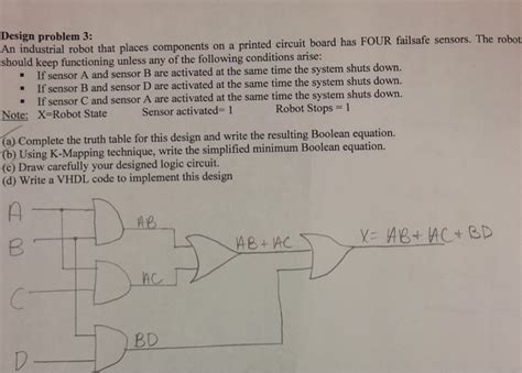 Solved Design Problem An Industrial Robot That Places Chegg