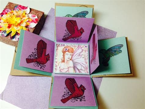 Used The Ultimate Crafter S Companion To Make This Explosion Box Card Card Box Explosion Box Used The Ultimate Crafter S Companion To Make This Explosion Box Card Card Box Explosion Box