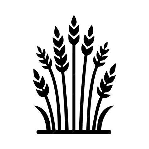 Premium Vector Design Grass Black And White Vector Illustration