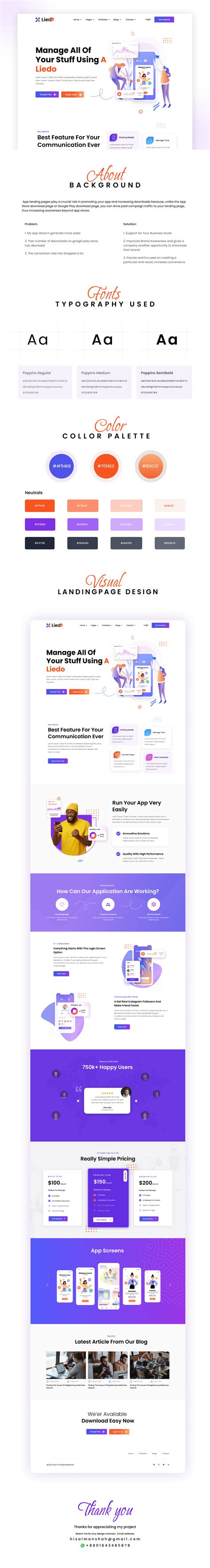 Saas App Software Landing Page Design On Behance