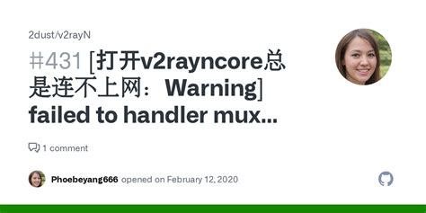 打开v2rayncore总是连不上网Warning failed to handler mux client connection v2ray com core proxy