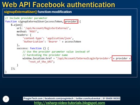 sql server and c video tutorial asp web api facebook