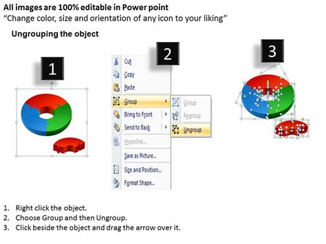D Circular Puzzle With Pieces PPT Graphics Presentation Background For PowerPoint PPT