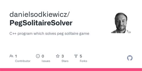 Github Danielsodkiewiczpegsolitairesolver C Program Which Solves