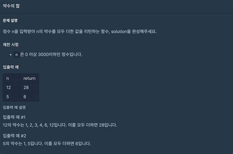 Swift Programmerslv1 약수의 합