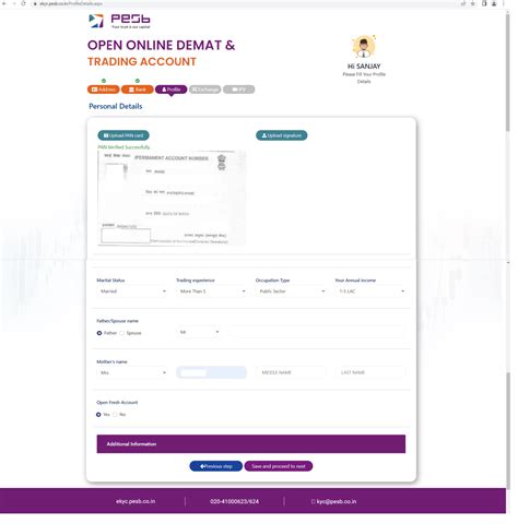 Pesb Opening Account Procedure