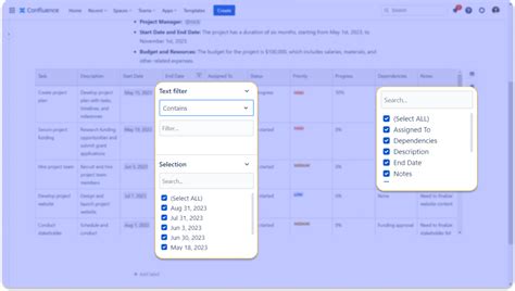 New App Launch Smart Tables For Confluence Cloud Creativas