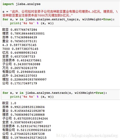Jieba分词器详解及python实战jieba分词实例 Csdn博客