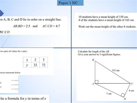 Higher Starter Questions Teaching Resources