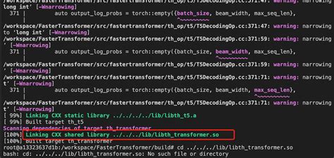 Libth Transformer So Cannot Open Shared Object File No Such File Or