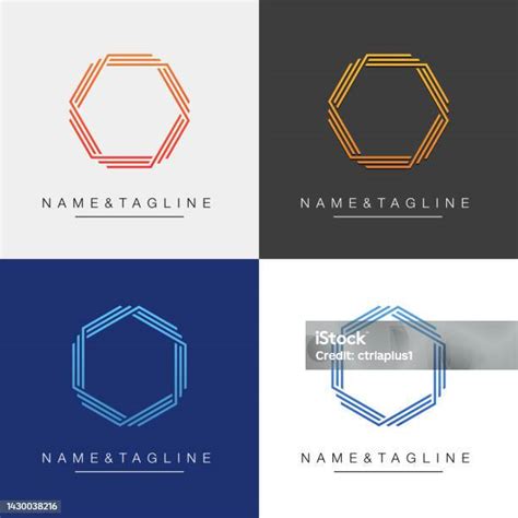 육각형 모노그램 로고 템플릿 강하고 독특하며 고급스러운 디자인 여러 가지 방법으로 모든 배경에서 사용하기 쉽습니다 육각형에 대한 스톡 벡터 아트 및 기타 이미지 Istock