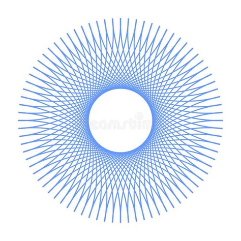 Abstract Circle Radial Pattern Round Design Element Stock Vector Illustration Of Geometry
