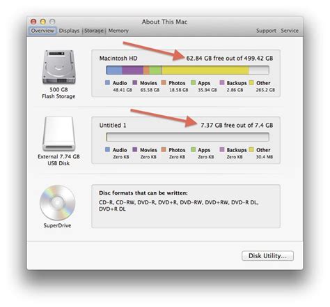 Fixing Wrong Hard Drive Data Usage Calculation In Os X