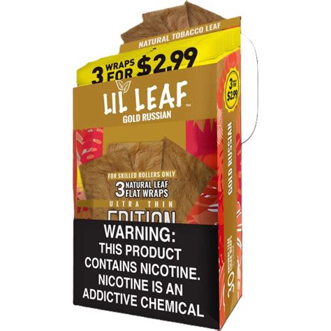 Lil Leaf Ultra Thin Gold Russian 103pk 299 Limit 5 Martin And Snyder Product Sales