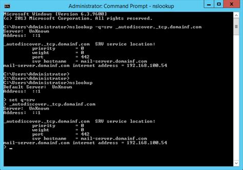 Exchange AutoDiscover Errors Creating An AutoDiscover SRV Record PeteNetLive