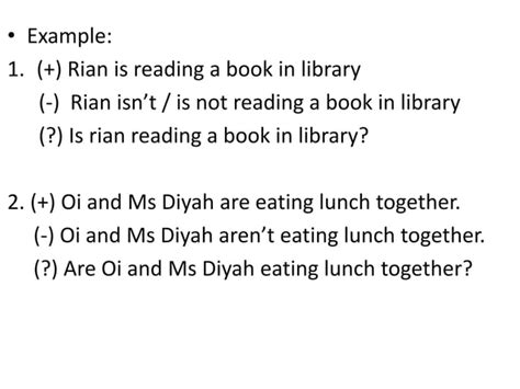 Present Continous Presentasi Bahasa Inggris Ppt