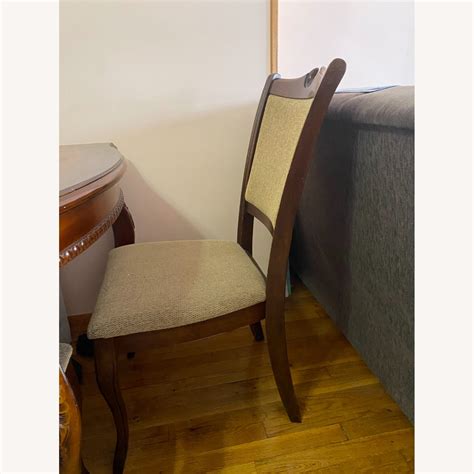 Expandable Wooden Dining Table With 6 Chairs Aptdeco