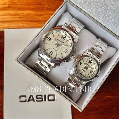 Casio Stainless With Date For Men S Women S Free Casio Box Extra Battery Shopee Philippines