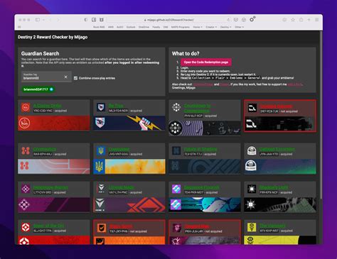 Get Missing Emblems With D2 Reward Checker Guardianforge