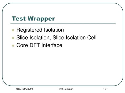 Ppt System On Chip Soc Testing Present Solutions Powerpoint