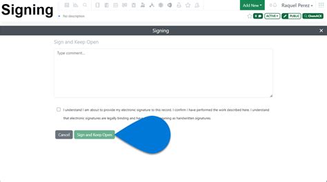 Signals Notebook Sign And Keep An Experiment Opened In Signals