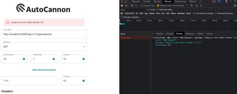 Bug Unable To Use Localhost As Url · Issue 801 · Nearformautocannon Ui · Github