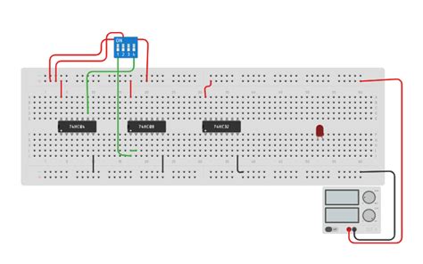 Circuit Design 21 Multiplexer Tinkercad