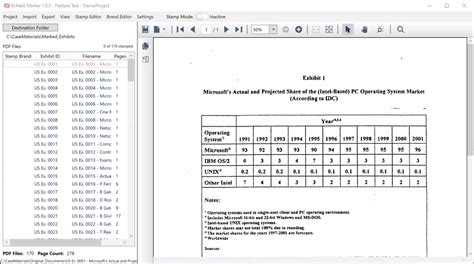 Stamp Application ExhibitMarker