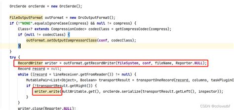 Orc文件的读写及整合hiveorc文件读取 Csdn博客