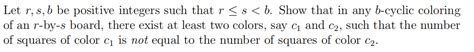 Solved Let R S B Be Positive Integers Such That Rs Chegg Com