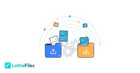 File Transfer Loop Animation On Lottiefiles Free Lottie Animation