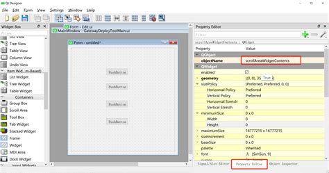 Qt Designer Scrollarea 实现滚动界面qt Designer Scrollarea Csdn博客
