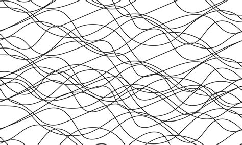 Simple Abstract Black Color Creative Geometric Rendom Chotic Line