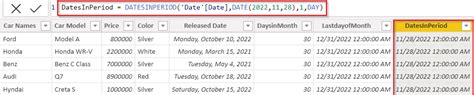 Power Bi Dax Calendar Function Create Calendar Table Using Dax