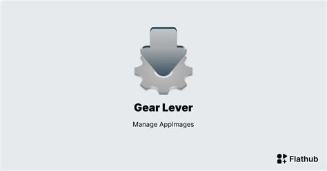 Asebded N Gear Lever ɣef Linux Flathub