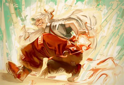 Fujiwara No Mokou Touhou Drawn By Yuhel Danbooru