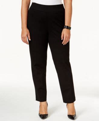 Kasper Plus Size Ponte Straight Leg Pants Pants Plus Sizes Macys