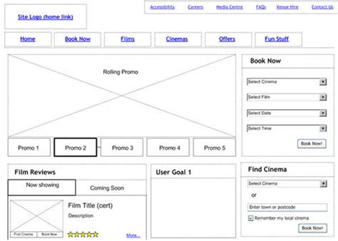 Wireframe Example Small Web Design Wireframe Website Services