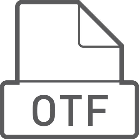 Basic File Otf Icon Download On Iconfinder On Iconfinder