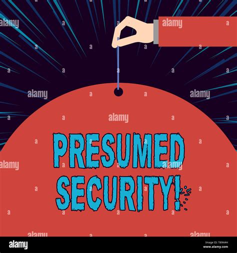 Text Sign Showing Presumed Security Business Photo Showcasing System
