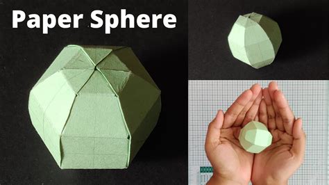 D Paper Sphere Template