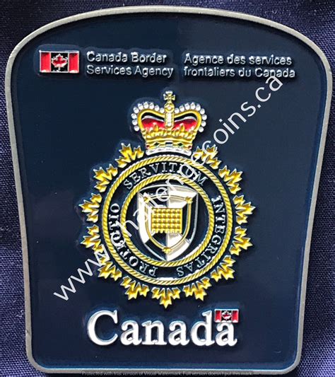 Canada Border Services Agency CBSA Patch Shape Challengecoins Ca
