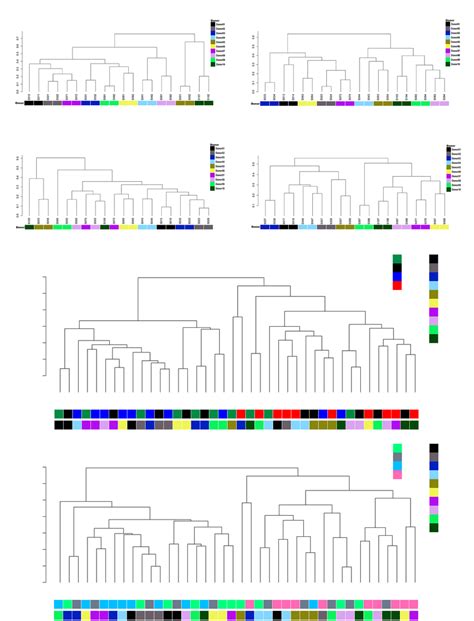 the upgma hierarchical clustering analyses based on the bray curtis