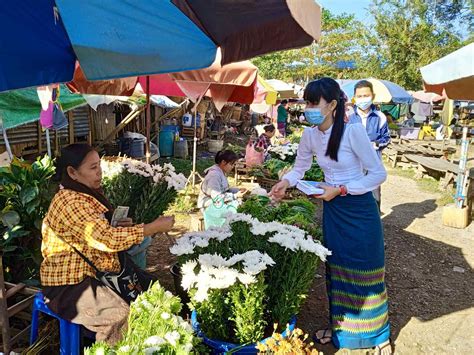 လှိုင်းဘွဲမြို့နယ်တွင် ၇၅ နှစ်မြောက် စိန်ရတုပြည်ထောင်စုနေ့အထိမ်းအမှတ် သတင်းစကား လက်ကမ်းစာစောင