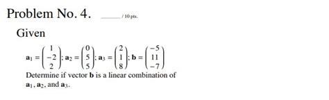 Solved Problem No 4 1p 10 Pts Given 0 Determine If