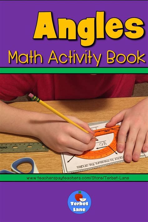 Identifying And Measuring Angles Math Activity Book Math Activities