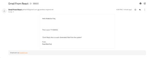 How To Send Mails Using Reactjs Without Back End Coding