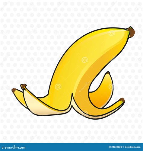Banana Peel Stock Vector Illustration Of Vector Peel 24031528