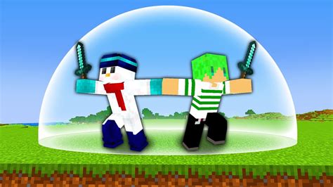 マイクラ1週間バリアから出たら死ぬ世界でサバイバル生活してみた結果ふうはやさんコラボ YouTube