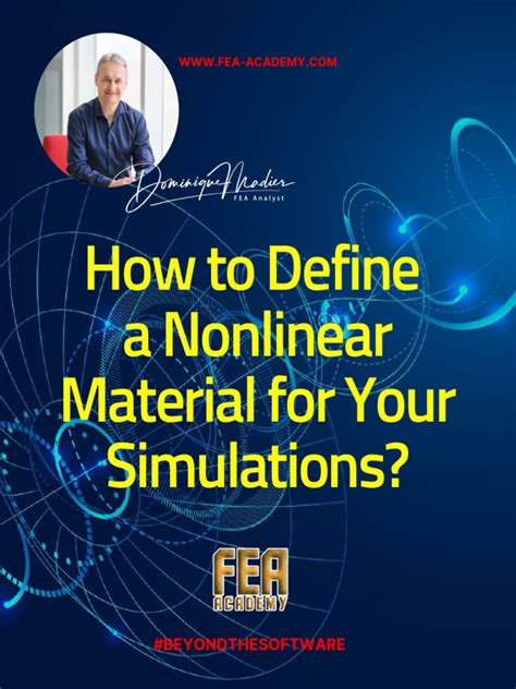 How To Define A Nonlinear Material For Your Simulations 1 Pdf Deformation Engineering